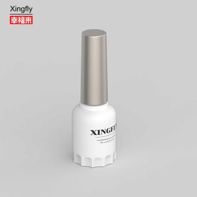 China 12ml Nail Polish Bottle Empty Nail Polish Containers Round Gel Nail Polish Bottle for sale