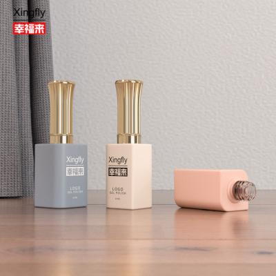 Cina 13ml Gel Polish Bottiglia Quadrata UV Cosmetica Imballaggio Polish Unghie Bottiglia di vetro in vendita