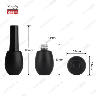 China 15ml Nail Polish Bottle Jars Custom Made Empty Round Gel Polish Bottle Of Nail Polish for sale