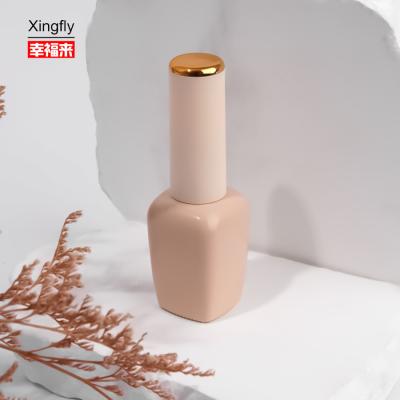 Cina Bottiglie di lucidatura per unghie di lusso vuoto, gel, lucidatura per unghie, barattoli, tappo di bottiglia di vetro con spazzola in vendita