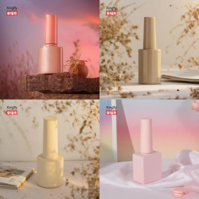 Cina 5ml 6ml 7ml 8ml 9ml 10ml 12ml 15ml Bottiglia di vetro per smalto gel personalizzabile con LOGO in vendita