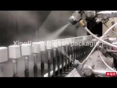 Bouteille de vernis à ongles de 15 ml Ronde en couche blanche UV Gel Vernis à ongles Bouteille en verre pour vernis à ongles