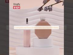 Bottiglia di vetro per smalto gel con LOGO personalizzato, 10 ml, materiale per imballaggio cosmetico