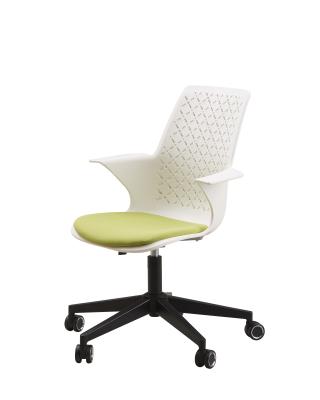 China OEM & ODM Plastic Office Chairs With 360 Swivel Writing Pad for sale