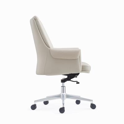China De ergonomische van het het Leerbureau van Pu Echte Armsteun van de de Draaistoelstoffering Te koop