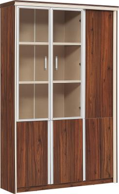 China Het Hout van de melamineraad kijkt Dossierkabinet 1.3M 3 Deuren ISO14001 Te koop