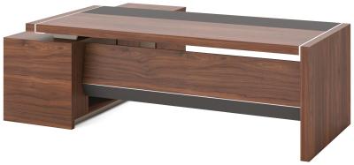 China 2.2m / 2.4m Executive Computer Table Modern E1 Grade Melamine Board for sale