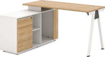 China L1400*W600*H750mm Wooden Office Computer Table 1.4M Manager Office Desk for sale