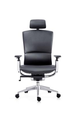 Chine chaise pivotante en cuir de bureau de roulette en nylon de 60mm 68*64*114 avec l'accoudoir d'ascenseur à vendre