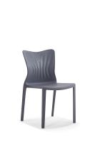 China Stackable Dining Office Waiting Room Chairs PP Plastic Modern for sale