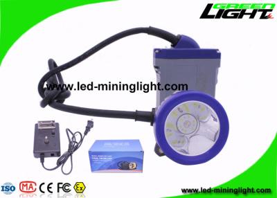 China 6.6Ah Rechargeable Safety Mining Cap Lamp with Cable Li-Ion Battery Over-discharging Over-Charging Electrical Protection for sale