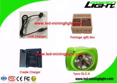 China Cordless Coal Safety Mining Cap Light with USB Charger , 13000Lux Rechargeable Miner Headlight for sale