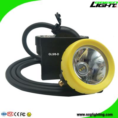 China High Low Beam Mining Head Lamp Waterproof LED Miner Headlight with USB Charging for sale