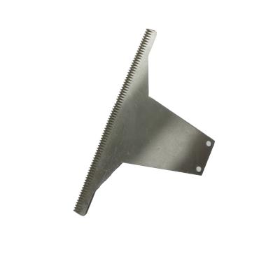 China Serrated Cutting Blade with Knife Saw Teeth for Cutting Plastic-Packaging Machinery Part for sale