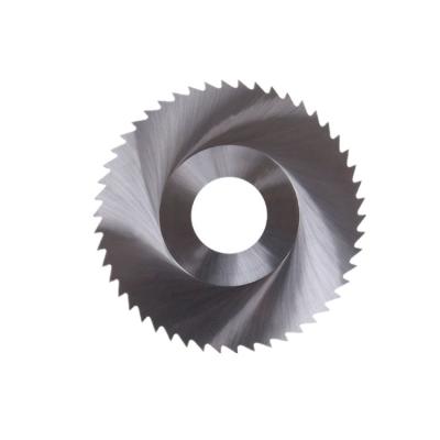 China 6'' HSS Circular Saw Blade Slitting Disc Cutters Slot Mill Cutting Grooving Blade for Plastic Metal Cutting for sale