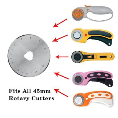 China Rollerring 45mm Rotary Fabric Cutter Blade Fit for Olfa Alfa Rotary Cutter for sale