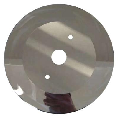 China High Durability Circular Cutting Blades With Holes Tissue Paper Cutting Blade HRC62-65 for sale