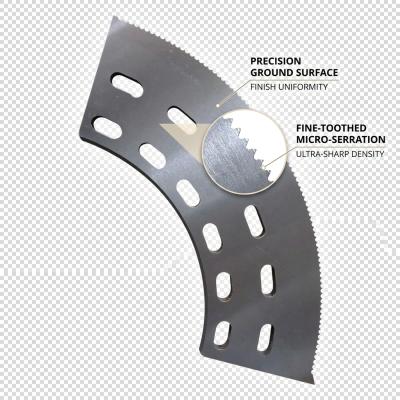 China TiN Coated Slotter Cutting Blade HRC 68 for Corrugated Carton Slotter Machine with Long Wear Life for sale