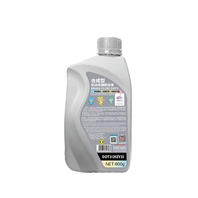 China 800ml Synthetic Brake Dot3 Oxidation Resistant Formula For Extended Service Life for sale