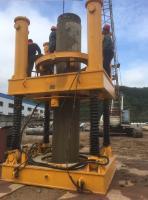 China Remote Control 1000mm Dia Hydraulic Casing Extractor For Piling for sale