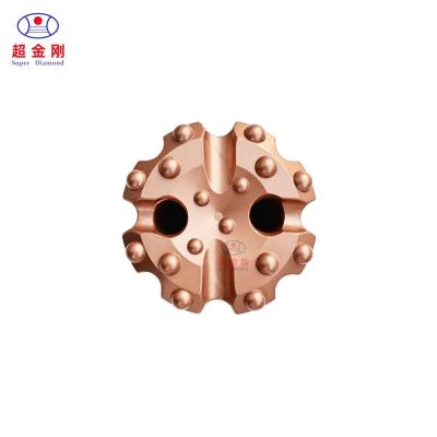 China Goudmijnbouwapparatuur van legeringsstaal Concave Face Bit RC 45 R.C Boren met omgekeerde circulatie Boren met aanpassing Te koop