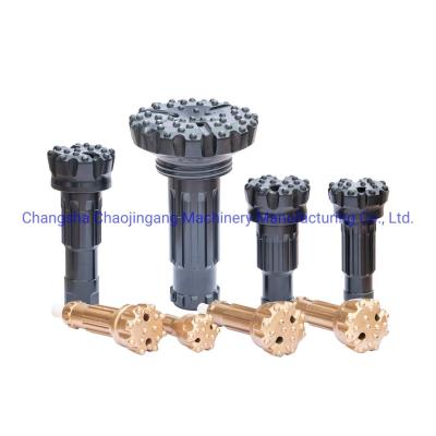 China Alloy Steel DTH Bit for Rock Drilling Flat Face Round Buttons Ql40 Mining Type Mining for sale