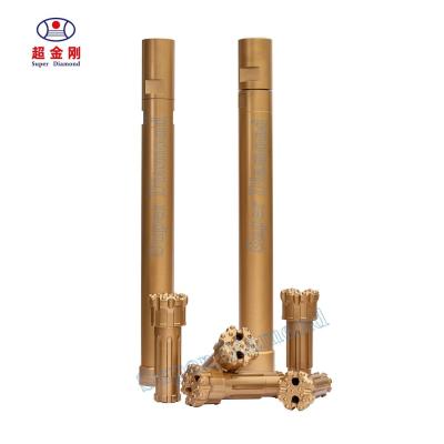 China Spray-Paint Coated Martillo De Fondo DTH Drilling Attachments for 3inch-5.5inch Down The Hole Hammer Bit Drilling for sale