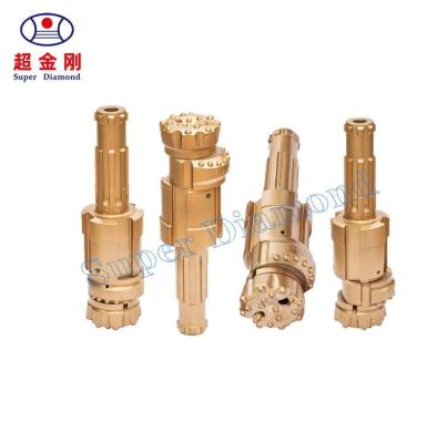 Chine Personnalisation Perçage par pulvérisation de peinture surcharge de forage Systèmes de boîtier de bloc de glissière excentrique Systèmes de forage à double boîtier DTH Bit à vendre