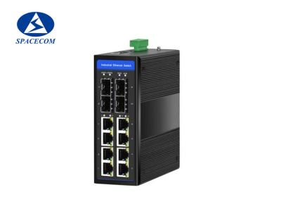Cina Commutatore 4x100/1000Base X SFP 8xPoE di Gigabit Ethernet del porto di CC 9-56V 8 in vendita