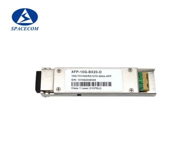 中国 20kmの範囲XFPのBiの方向トランシーバー10Gb/S RoHS FCCの証明 販売のため