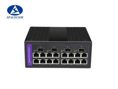 Cina commutatore 16x10/100/1000Base TX di Gigabit Ethernet del porto di 4x100/1000Base FX SFP 16 in vendita