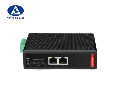 Cina convertitore veloce di media di Ethernet di 2x10/100/1000Base TX, convertitore 2xPoE di media di Poe di gigabit in vendita