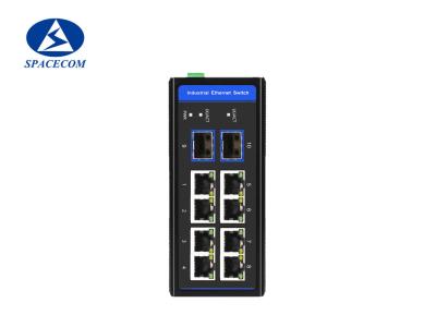 Cina Commutatore industriale di POE di gigabit 8x10/100/1000Base-T + 2x1000Base-X SFP in vendita