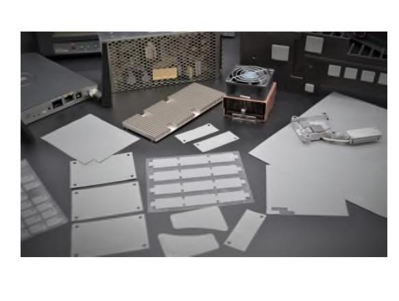 Quality Grey Thermally Conductive Gap Filler Pads Electronic Thermal Gap Pad Material for sale