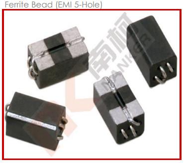中国 FBFHシリーズEMCコンポーネント 低DC抵抗 NiSn 5ホールフェライトビーズ EMI 販売のため