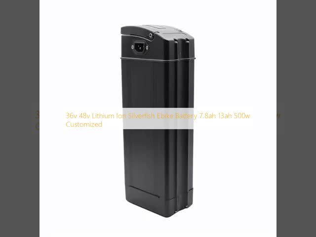 36v 48v Lithium Ion Silverfish E Bike Battery 7.8ah 13ah 500w Op maat