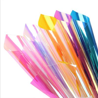 China 1.38m X 30m Building Window Film 2mil Colorful Decorative Window Film for sale