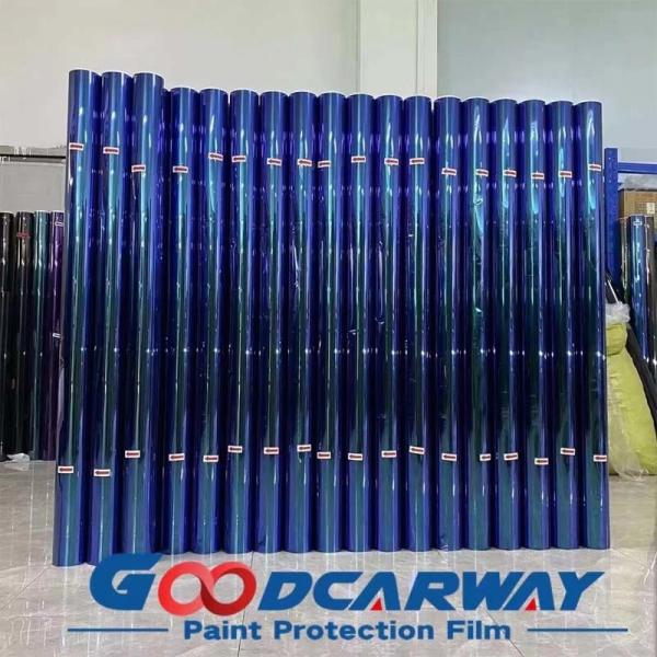 Quality Decorative Solar Film Anti Glare Red Color CR-8065 Chameleon Car Window Film Tint Rainbow for sale