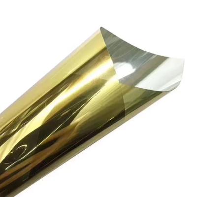 China Tea Silver Construction Window Film 2mil 1.52m X 30m UVR 80% IRR 90% Insulation UV Blocking for sale