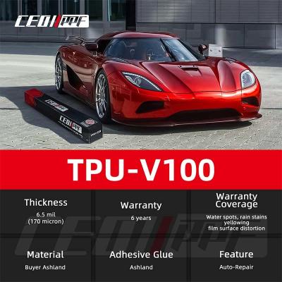 中国 TPU-V100 防水性 自治性 防傷性 卸売型 PPF TPU 自動車保護フィルム 販売のため