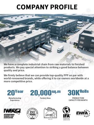 China 6.5mil TPU Color PPF Film Self Healing Multi Color Car Wrap 1.52x15m for sale