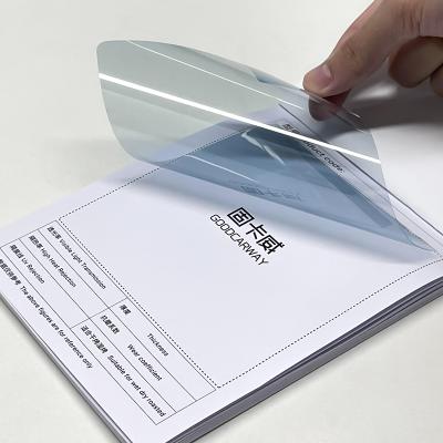 중국 5%~85% VLT 블루 블랙 컬러 오토 윈도우 텐트 필름 1.52*30m 나노 세라믹 태양 윈도우 필름 판매용