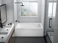 Quality Comfortable Backrest Acrylic Skirt Bathtub Soaker CUPC MGLI-DT2585 for sale