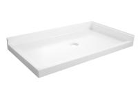 Quality MGLI-2DTC6036 Acrylic Shower Pan White High Gloss 1524×914×165mm for sale