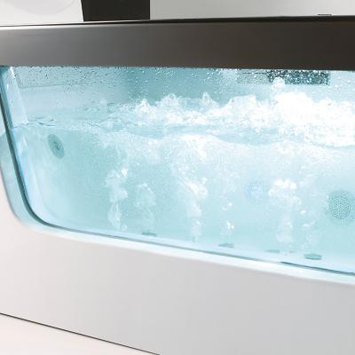 China Luz LED Banheira de massagem acrílica grau sanitário M1781-D 1700×800×600mm à venda