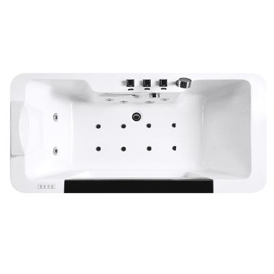 China Luz LED Banheira de massagem acrílica grau sanitário M1781-D 1700×800×600mm à venda