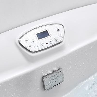 中国 ホワイト ウォールプール アクリル式 マッサージ バスタブ M1792-D-L 消去耐性 販売のため