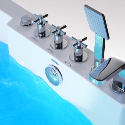China Banheira de massagem acrílica Whirlpool M1813-D Grau sanitário puro ISO9001 à venda