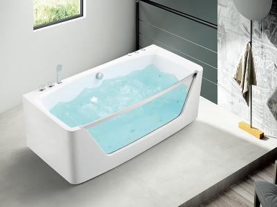 Cina Bagno di massaggio acrilico bianco M1822 di grado sanitario puro in vendita