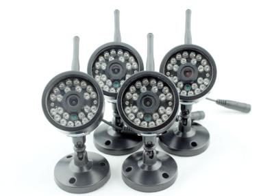 Cina Sistema di sicurezza senza fili con DVR, video sistemi di sicurezza della macchina fotografica del metallo 4 di DVR in vendita